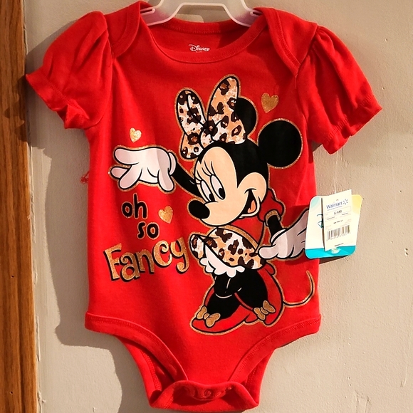 Disney | Shirts & Tops | Disney New Girls Disney Baby Mini Mouse Oh So ...